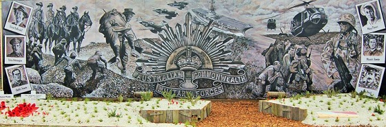 Centenary of ANZAC - Sheffield mural depicts Centenary of ANZAC